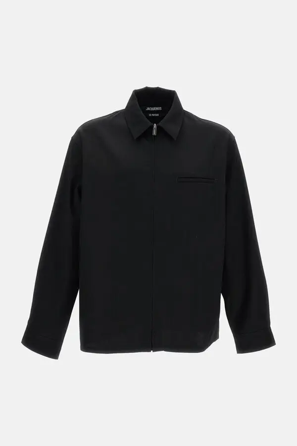 Jacquemus La Chemise Mecano Zipped Shirt