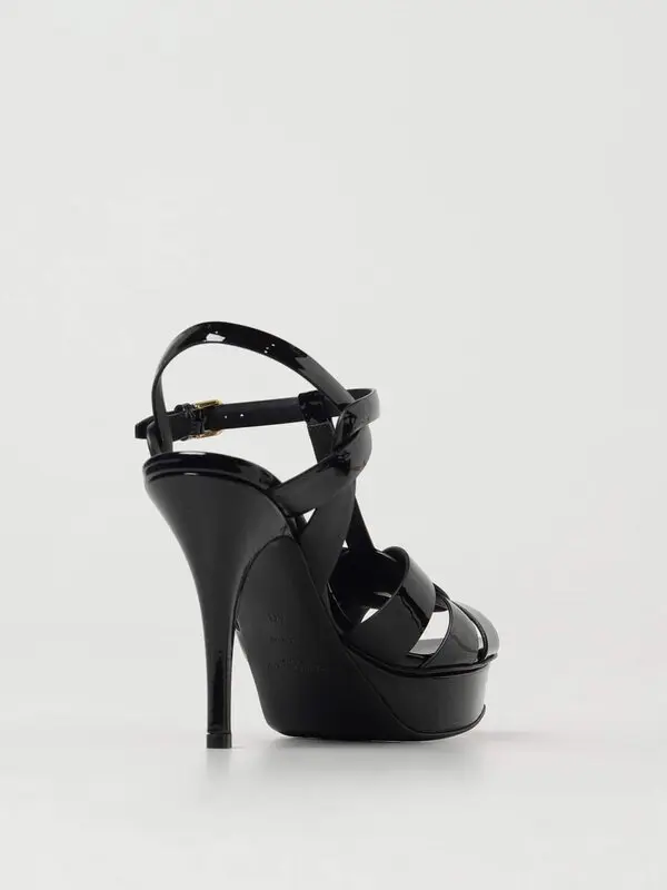 Saint Laurent Glossed High Heel Sandals