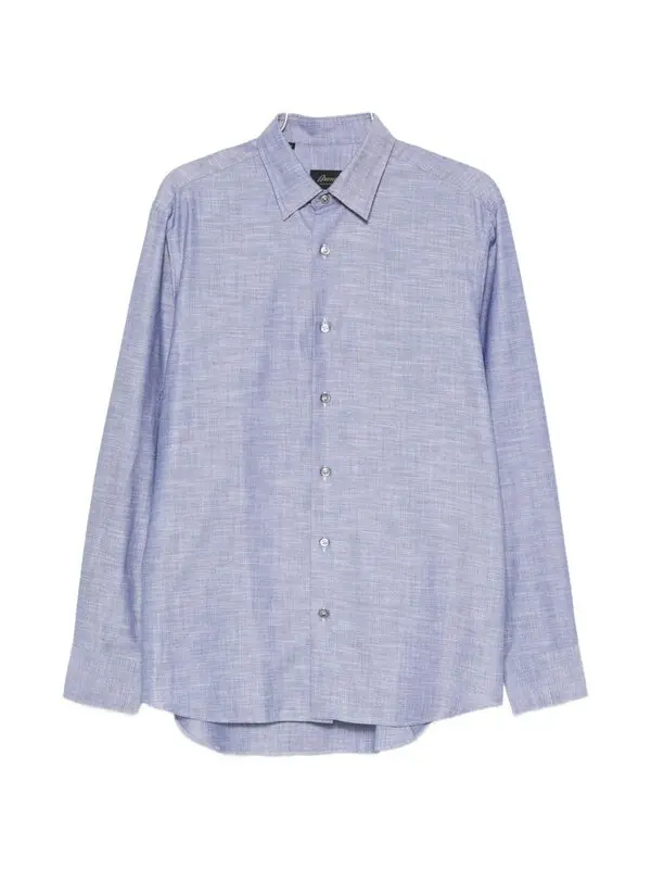 Brioni Cotton Shirt - Multicolor