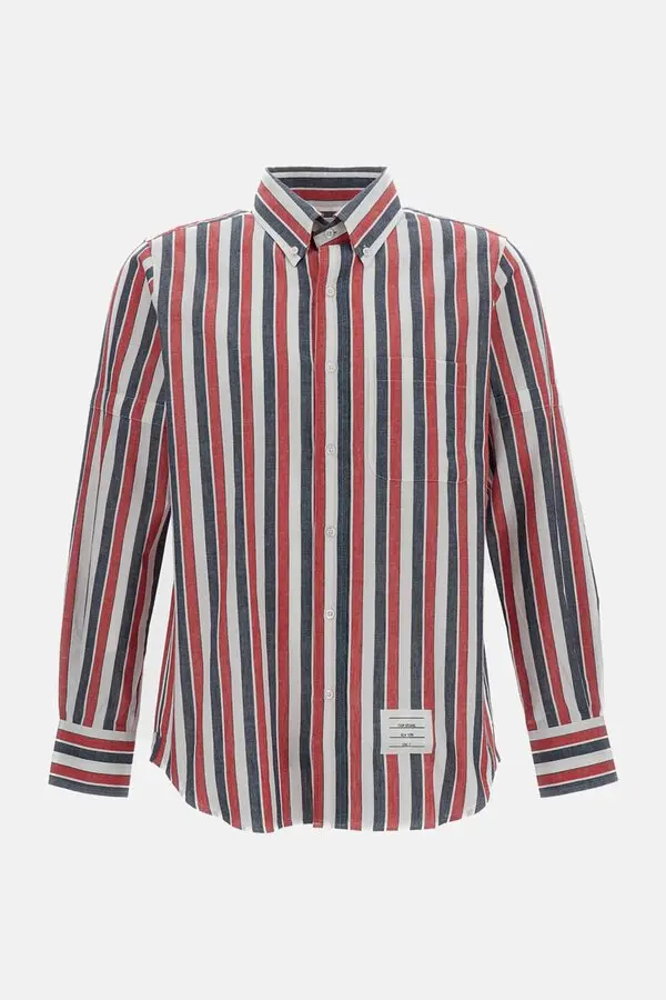 Thom Browne Striped Linen Shirt