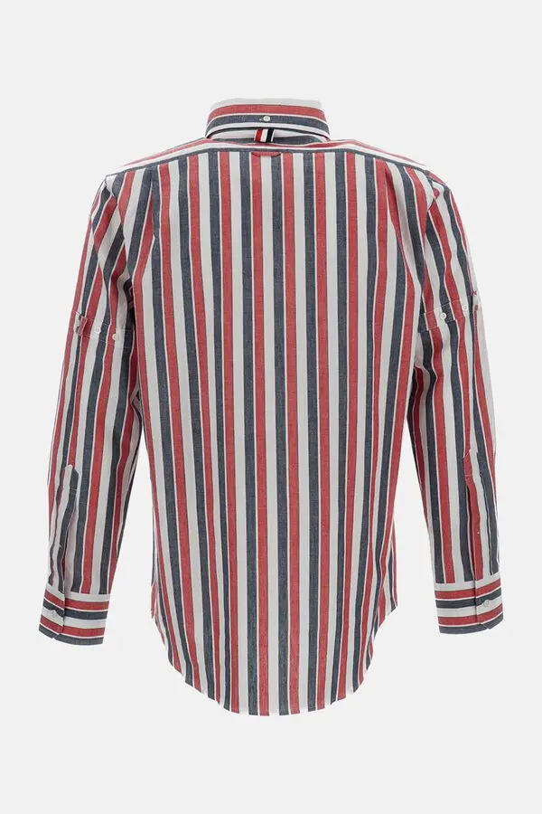 Thom Browne Striped Linen Shirt
