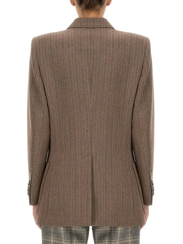 Gucci Herringbone Wool Jacket