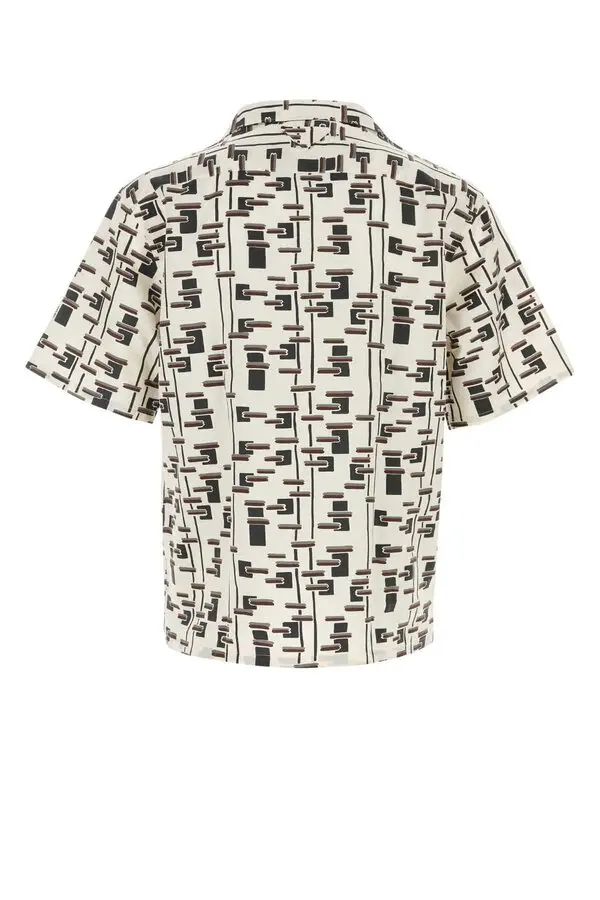 Prada Printed Poplin Shirt