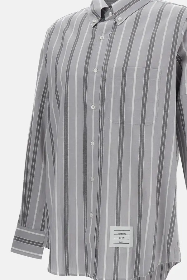 Thom Browne Striped Cotton Shirt