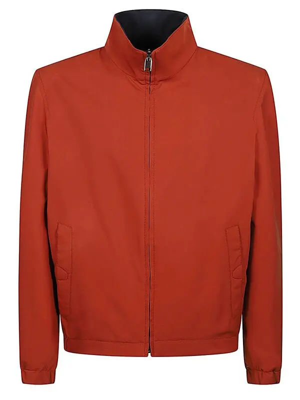 Brioni Silk Blouson Jacket - Multicolor