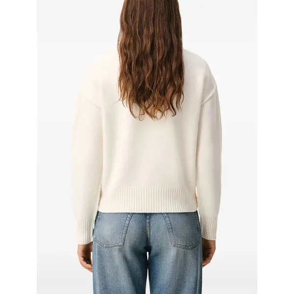 AMI Paris Neutrals Sweaters & Knitwear Jumpers