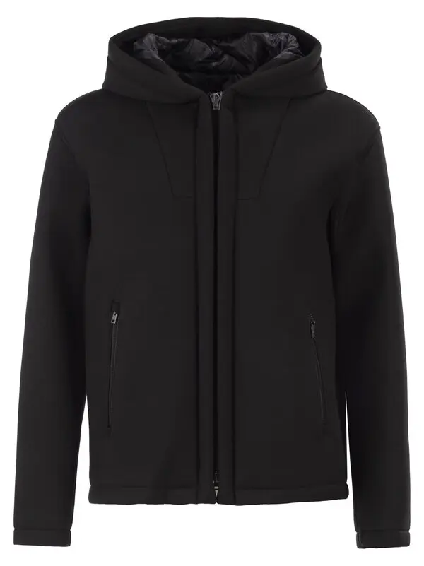 Herno 3-layer Scuba Jacket - Black