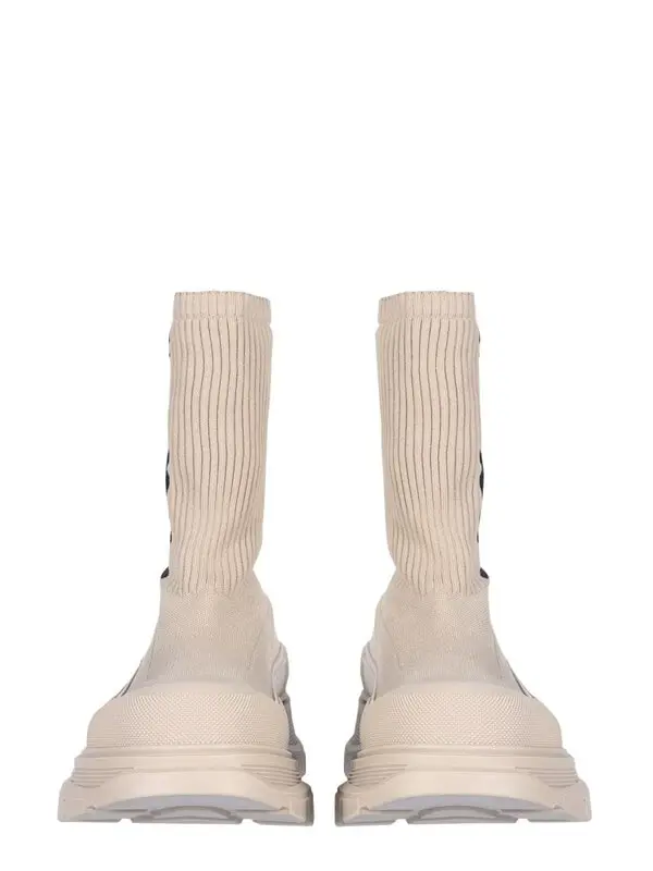 Alexander McQueen Tread Slick Boot - Cream