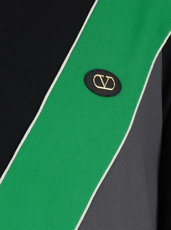 Valentino Garavani High Neck Tech Fabric Sweatshirt - Multicolor