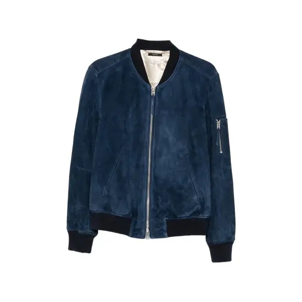 TOM FORD Jackets Leather Jackets - Blue