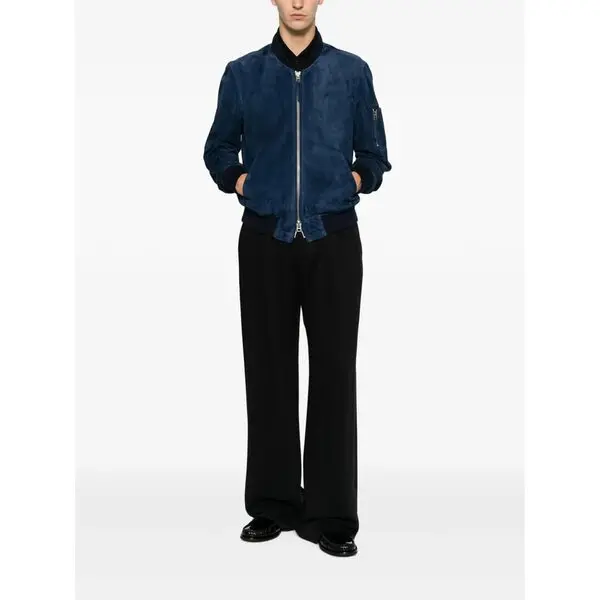 TOM FORD Jackets Leather Jackets - Blue