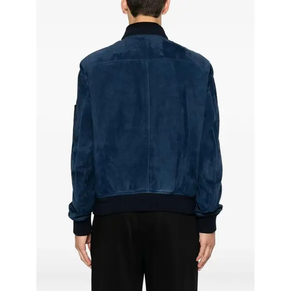 TOM FORD Jackets Leather Jackets - Blue