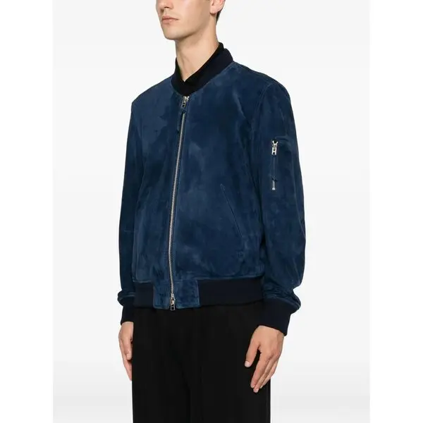 TOM FORD Jackets Leather Jackets - Blue