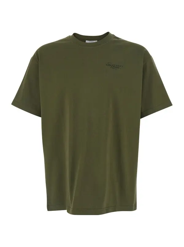 Givenchy T-shirt With Logo On Front And Back For