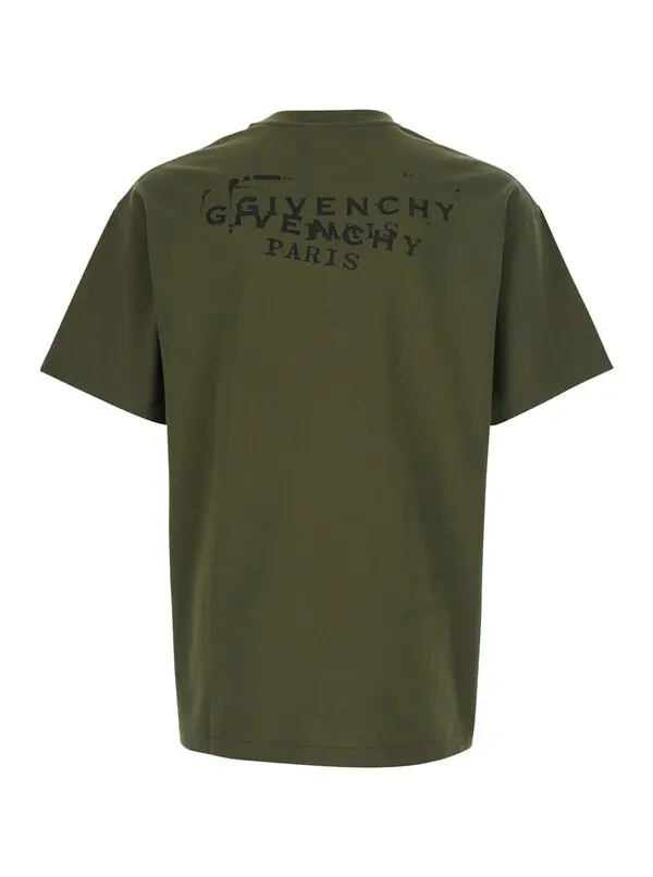 Givenchy T-shirt With Logo On Front And Back For