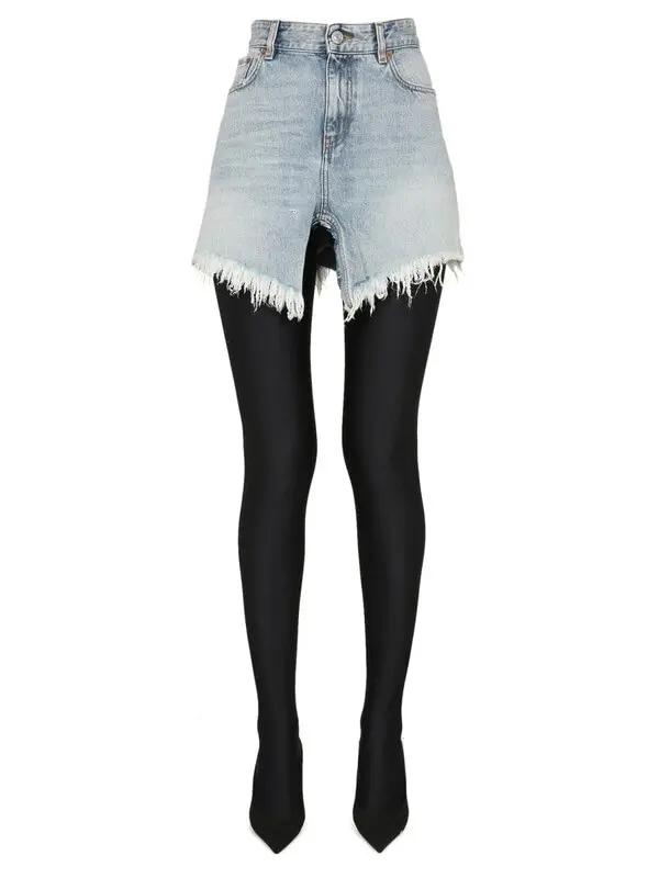Balenciaga Denim Mini Skirt - Blue