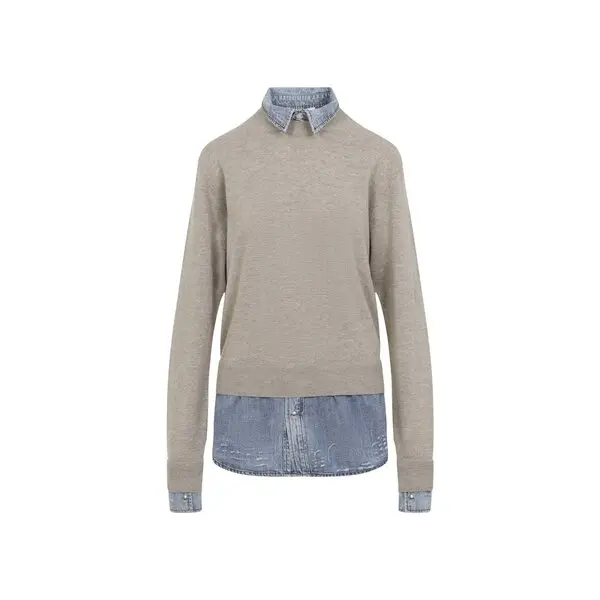 Acne Studios Multi-layered Wool Sweater - Multicolor