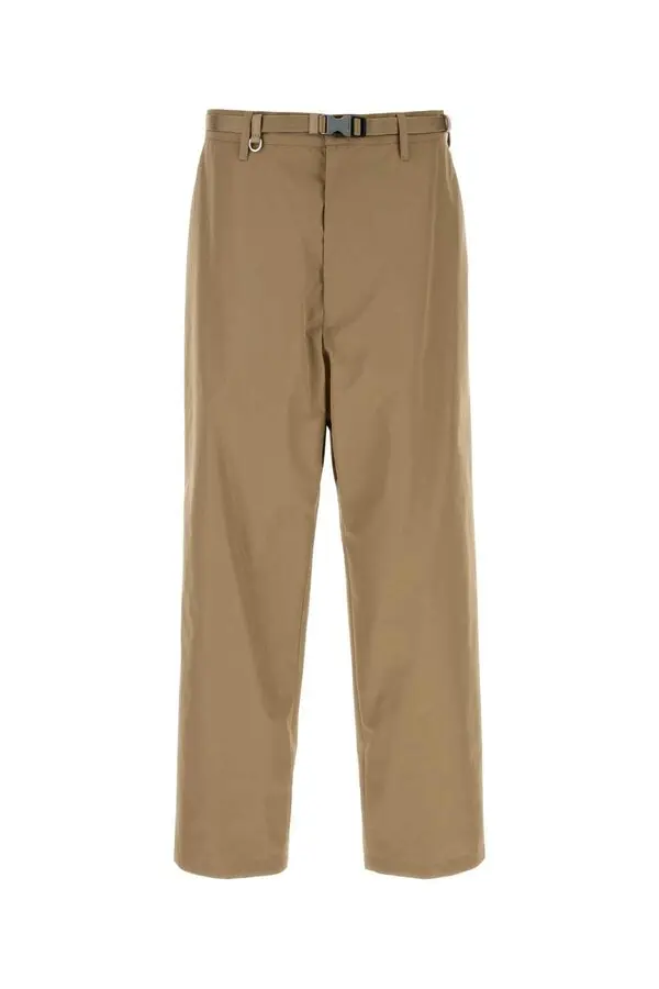Prada Cappuccino Tech Fabric Pant - Brown