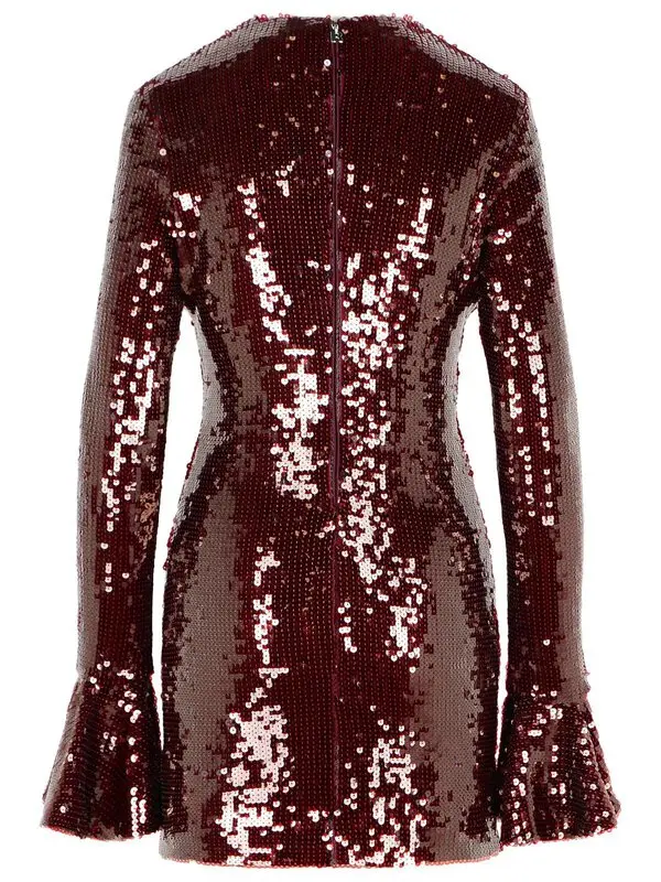 ROTATE BY BIRGER CHRISTENSEN Rositana' Burgundy Polyester Dress