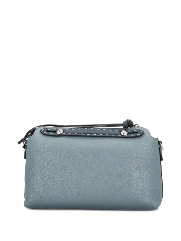 Fendi By The Way Soft Selleria Medium Bag With Macro Stitching - Blue