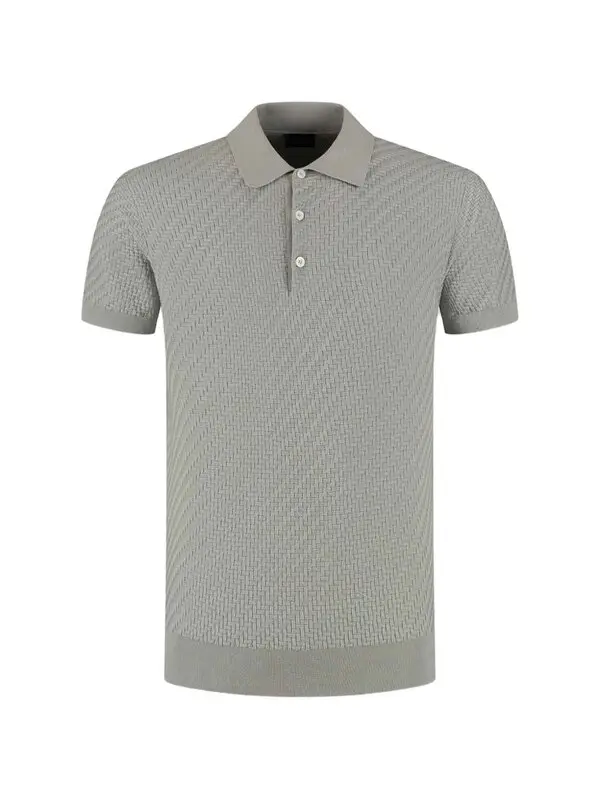 Brioni Cotton And Cashmere Polo Shirt
