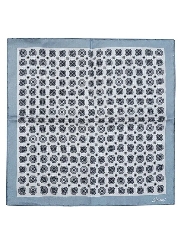 Brioni Pritned Silk Foulard