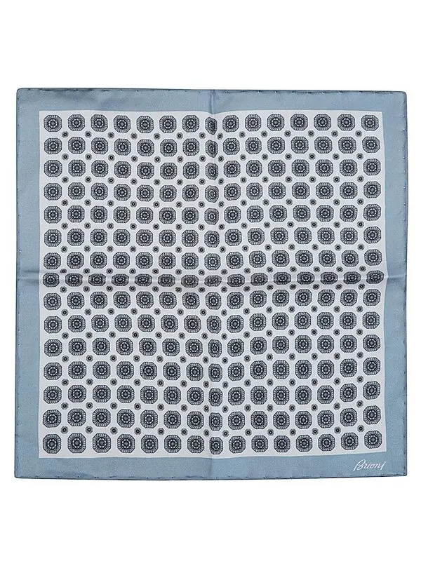 Brioni Printed Silk Foulard - Multicolor