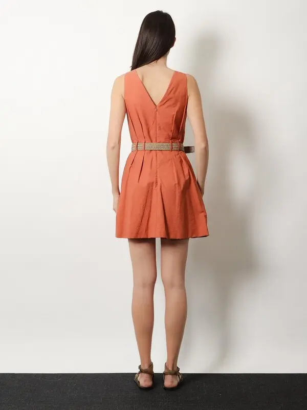 Brunello Cucinelli Mini Dress With Belt