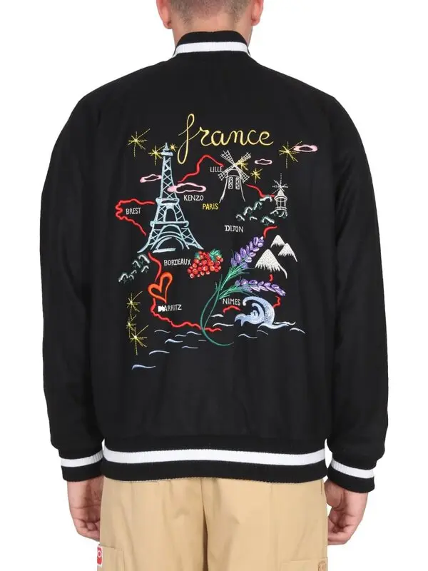 Kenzo Double Face Bomber Jacket France Japan