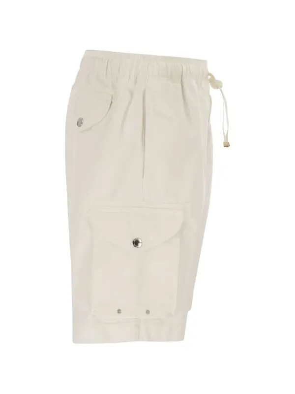Brunello Cucinelli Cotton Shorts - Multicolor