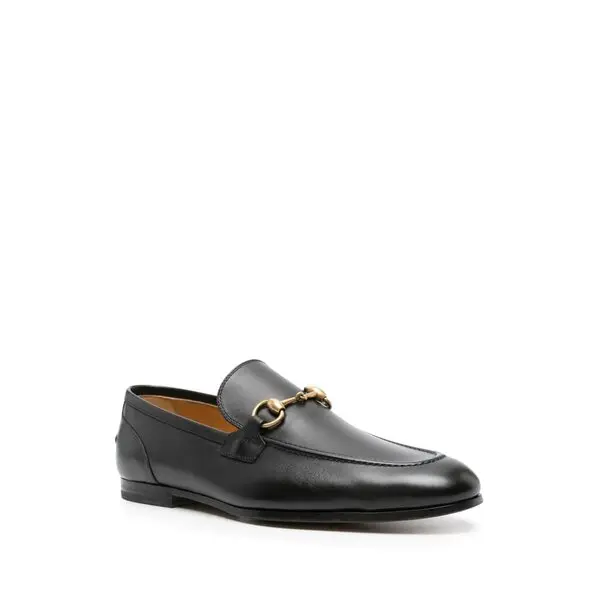 Gucci Leather Horsebit Loafers