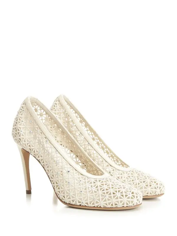 FERRAGAMO Macramé Pumps
