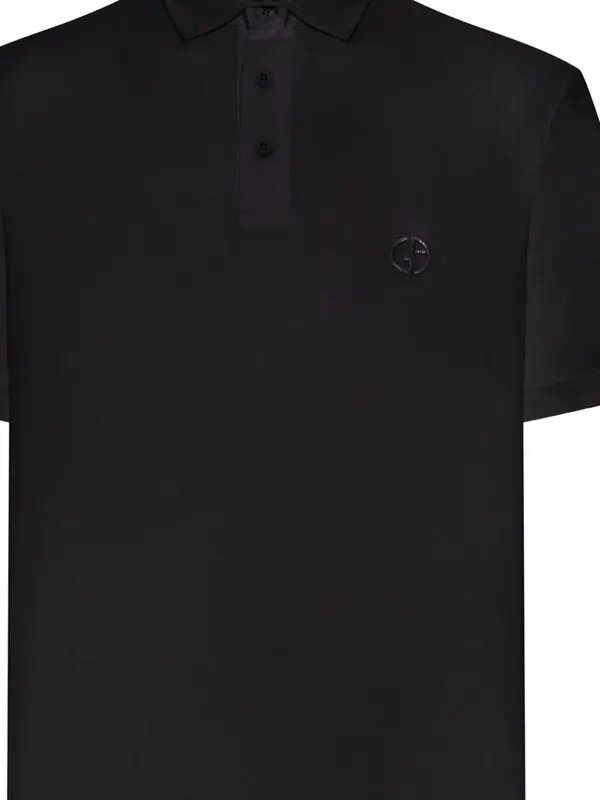 Giorgio Armani Interlock Cotton Polo Shirt