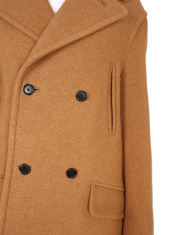 Marni Double-breasted Coat - Cream
