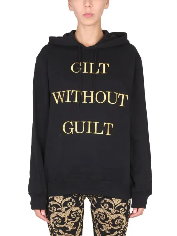 Moschino Gilt Without Guilt Sweatshirt - Black