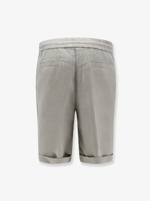 Brunello Cucinelli Linen Bermuda Shorts - Multicolor