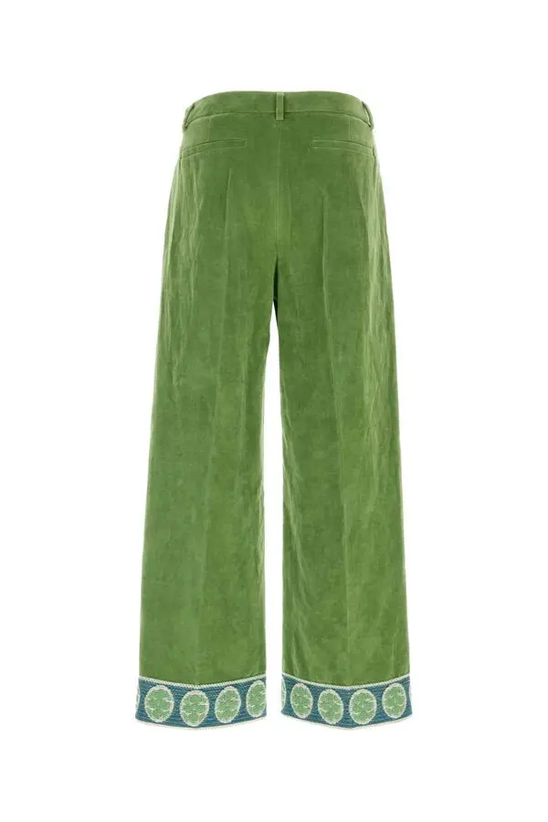 Valentino Garavani Velvet Pant - Green
