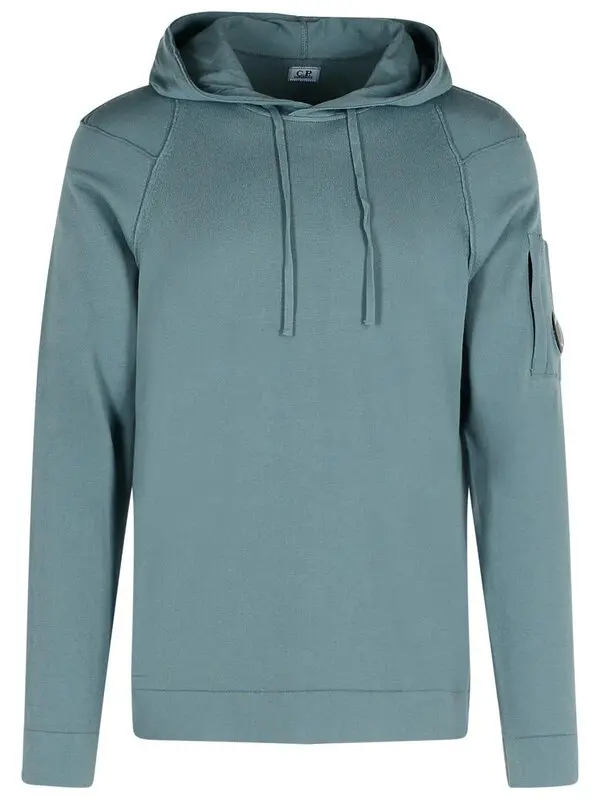 C.P. COMPANY Lens Light Cotton Sweatshirt - Blue