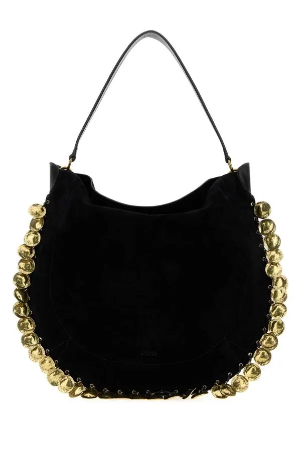 Isabel Marant Étoile Suede Oskan Shopping Bag - Black