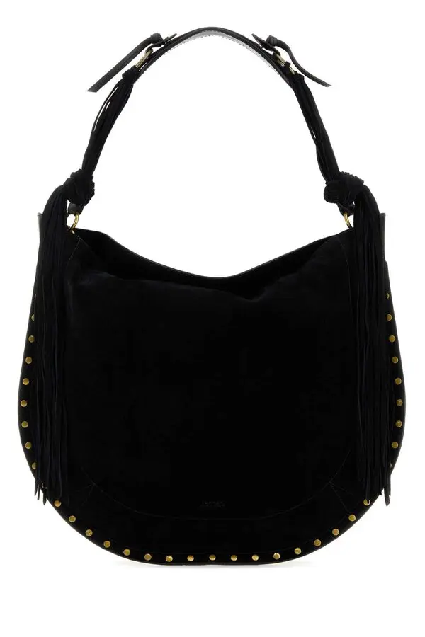 Isabel Marant Étoile Suede Oskan Shopping Bag - Black