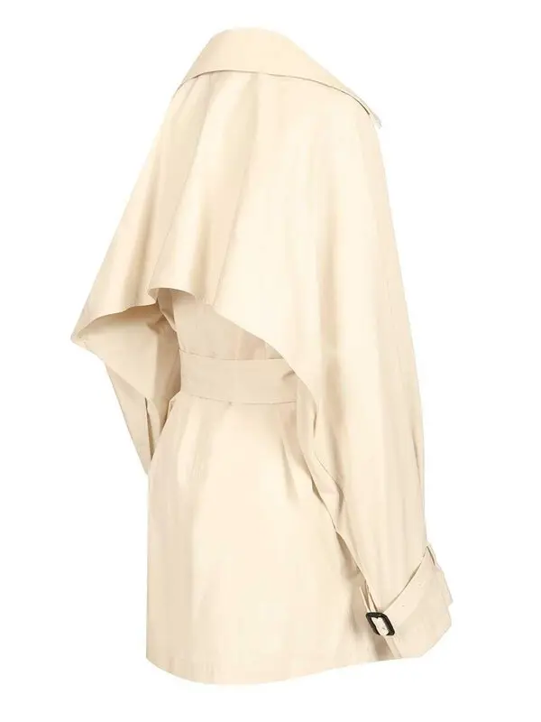 TOTEME Washed Cotton Trench Coat - Cream