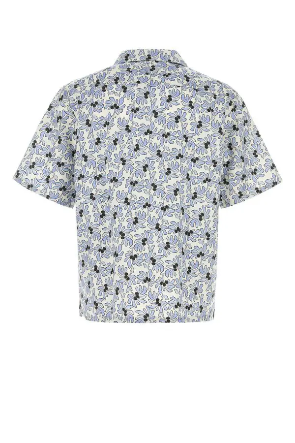 Prada Printed Poplin Shirt