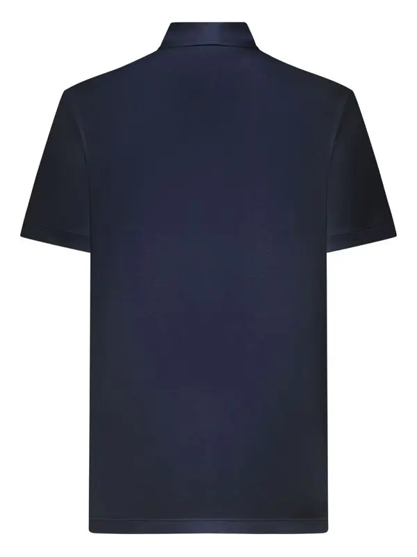 Giorgio Armani Interlock Cotton Polo Shirt