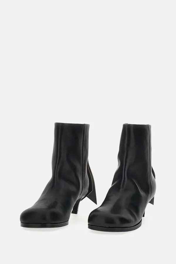 Sacai Leather Ankle Boots