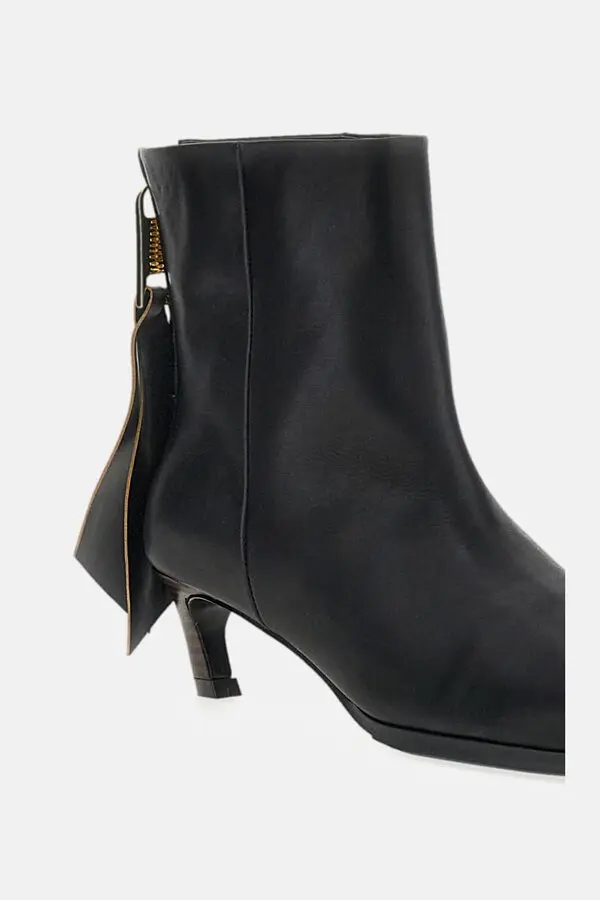 Sacai Leather Ankle Boots - Multicolor