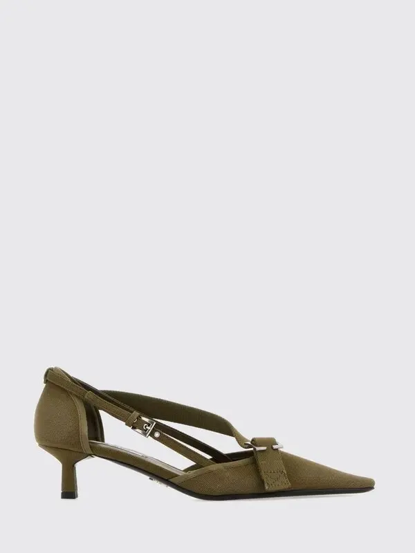 Prada Cotton Canvas Pumps