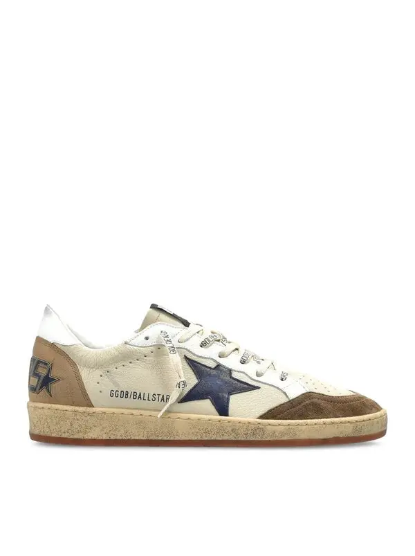 GOLDEN GOOSE Ball-star Leather Sneakers - Multicolor