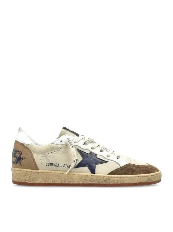 GOLDEN GOOSE Ball-star Leather Sneakers - Multicolor