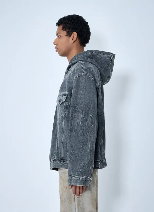 Acne Studios Hooded Denim Jacket