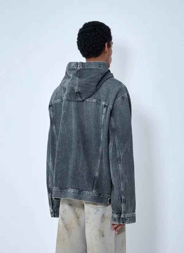 Acne Studios Hooded Denim Jacket